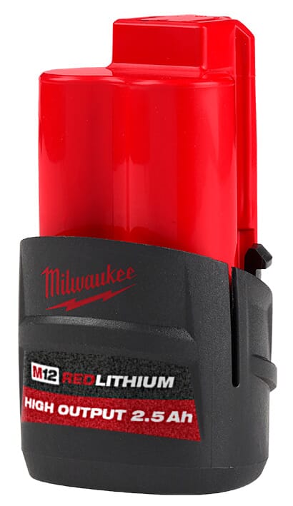 M12 HB2.5 HIGH OUTPUT BATTERI. 12V 2,5 Ah - SM PRODUKTER AS